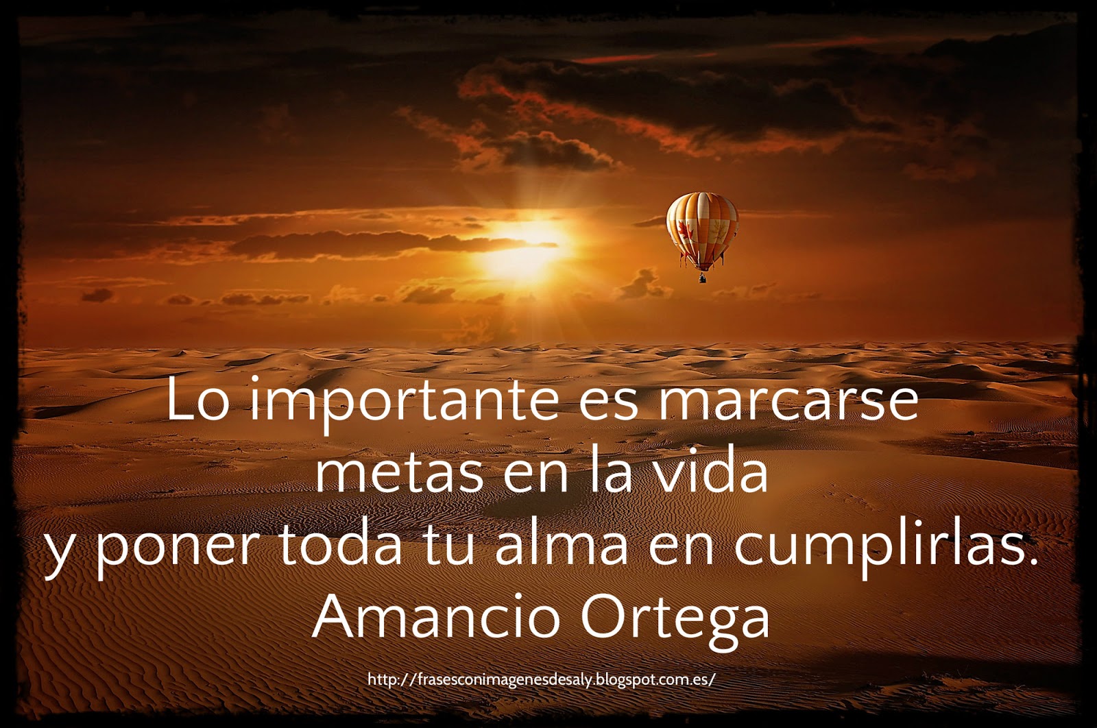 Frases con imágenes : Lo importante es marcarse metas en la vida y ...
