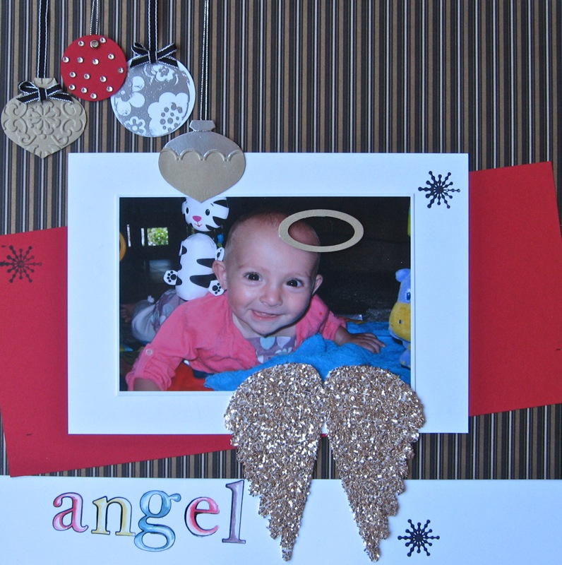 distINKtive STAMPING designs : Sweet Angel Scrap Page