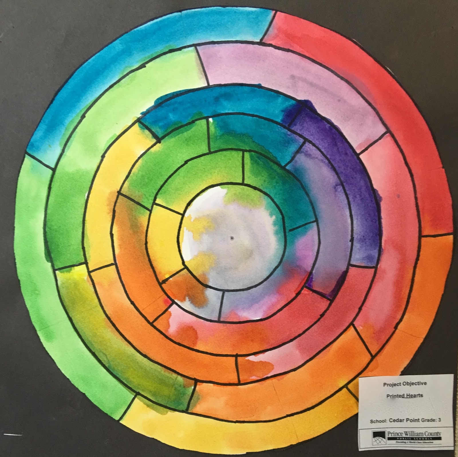 Art Room Blog: 3rd Grade Color Wheels...