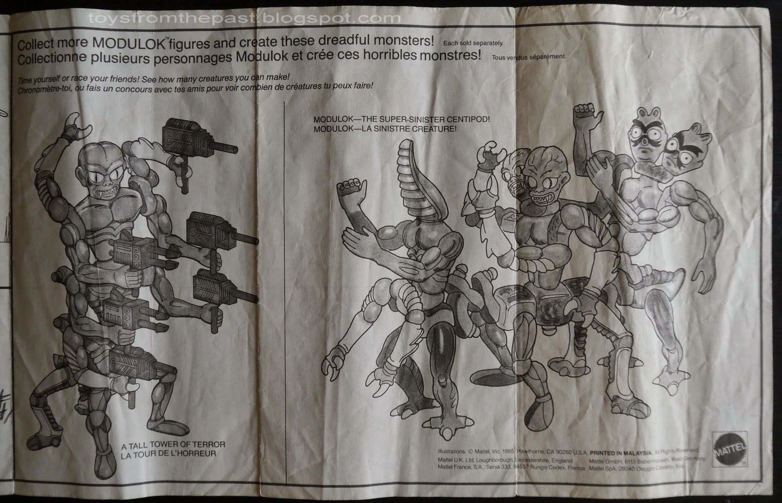 Toys from the Past: #519 MASTERS OF THE UNIVERSE - MODULOK and MULTI ...