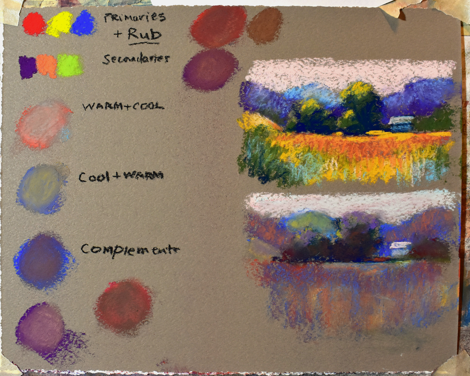 McDonald Pastel Lessons: Part 1: Making Mud