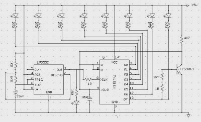 elektronika: CARA MEMBUAT RANGKAIAN RUNNING LED