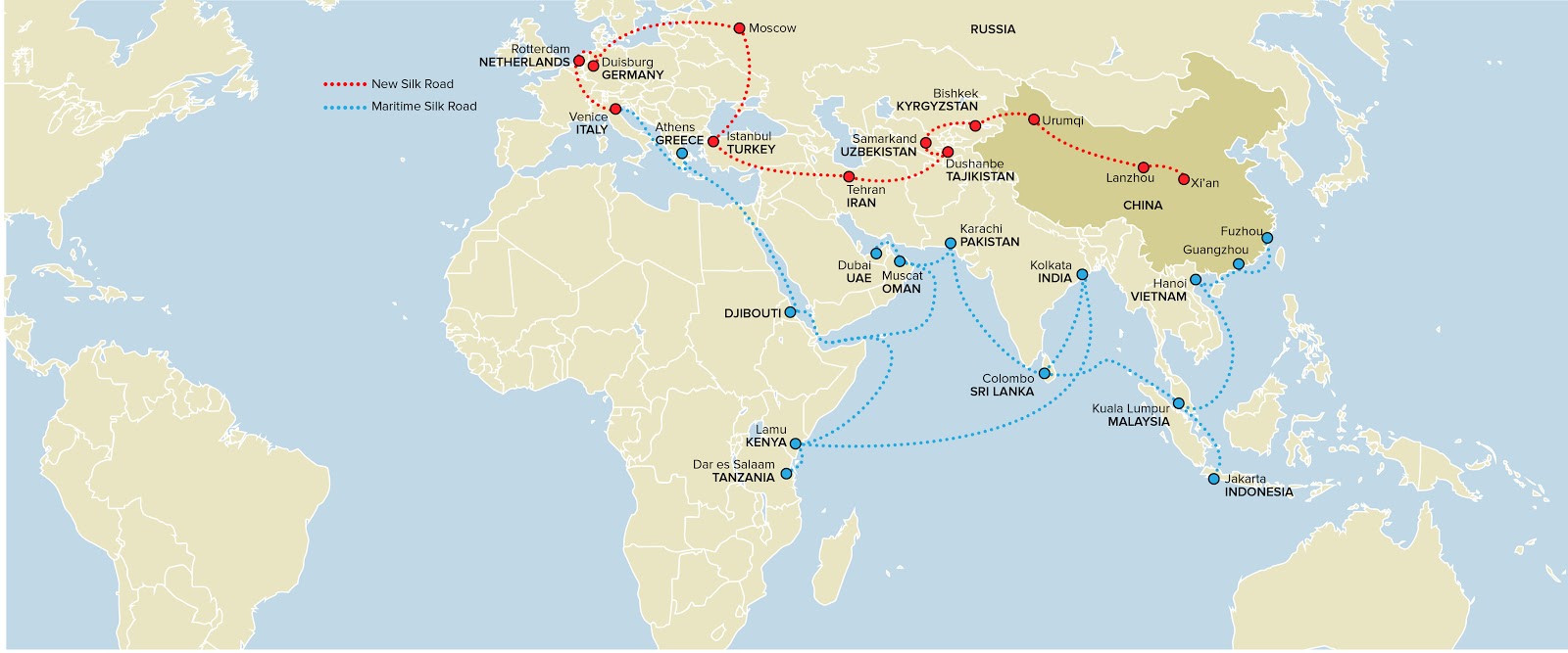 China’s “String of Pearls” : 5. The encirclement of India & how to ...