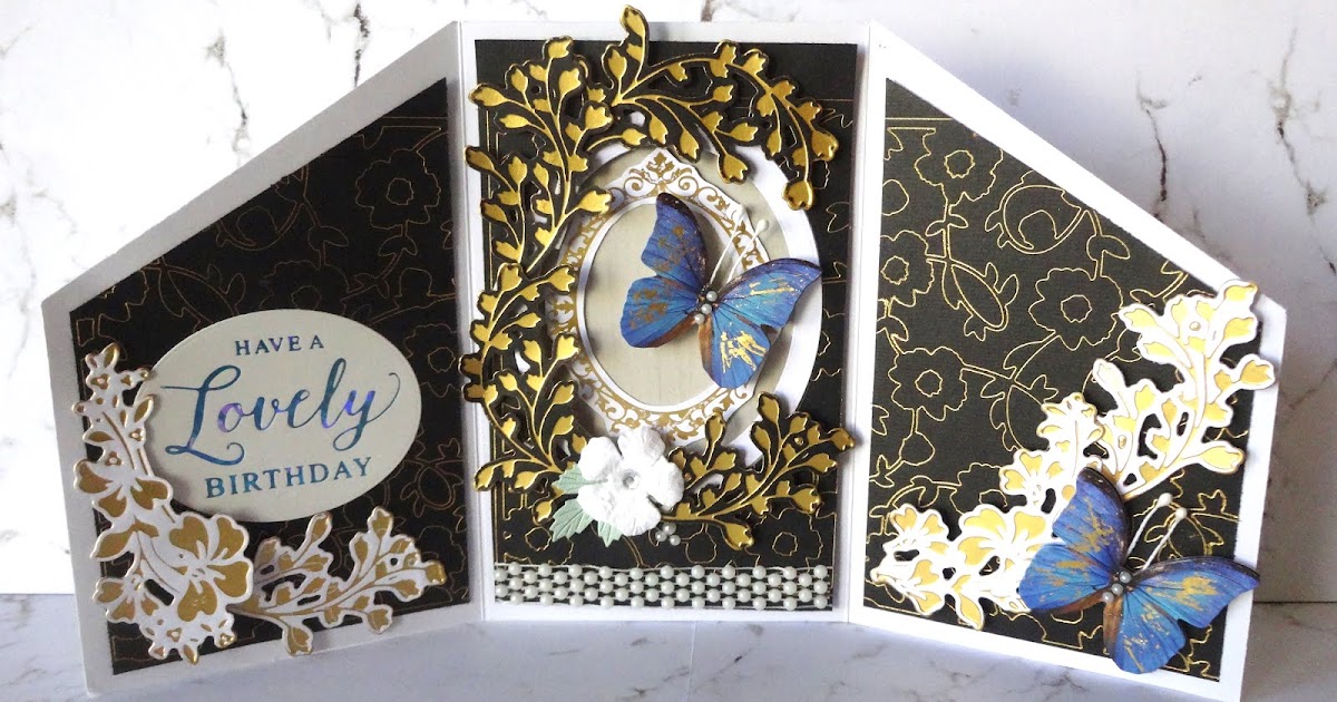 ADRIANA BOLZON ** AB INSPIRATIONS: Tri Fold card - Lovely Birthday Card ...
