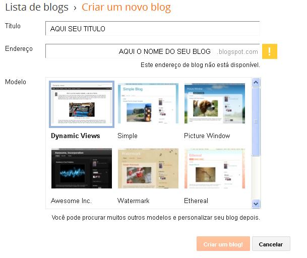Como criar um blog gratis passo a passo - Ideias de empreendedor