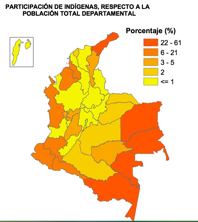 Nuevochoco: Mapa de Comunidades Indígenas en Colombia