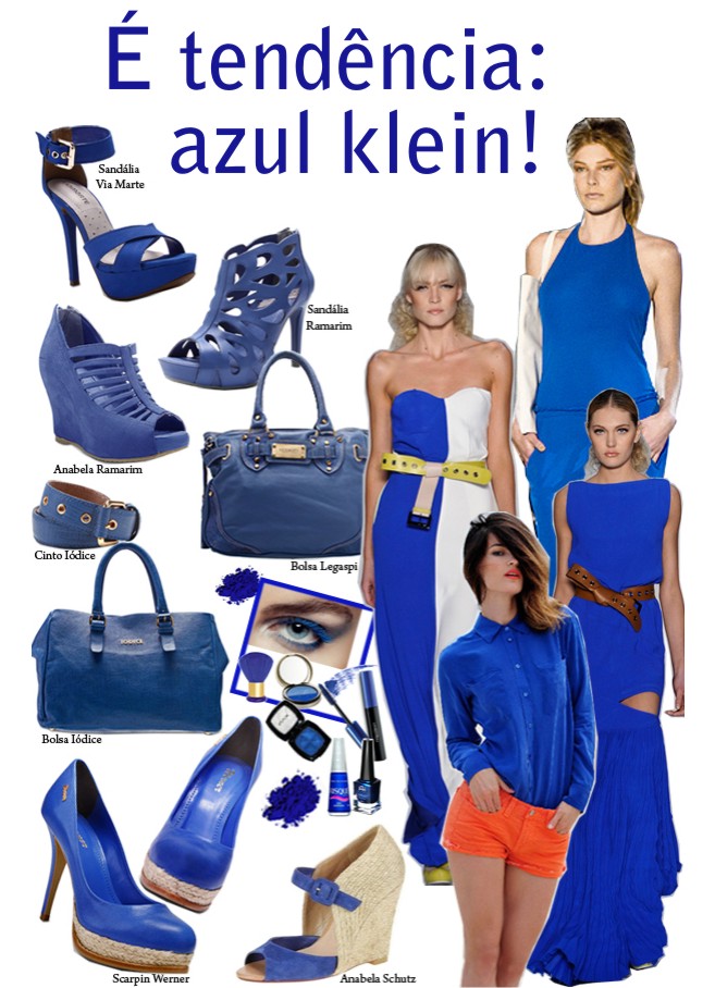 Beleza de Corpo Inteiro: Moda: Azul Klein