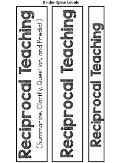 The Simple Teachers: Reciprocal Teaching UPDATE!