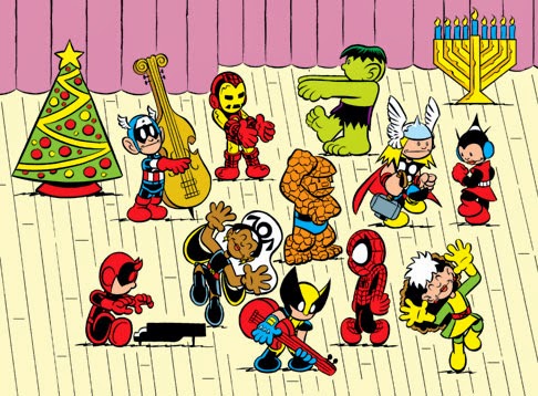 The Peerless Power of Comics!: It's A Mini Marvel Christmas