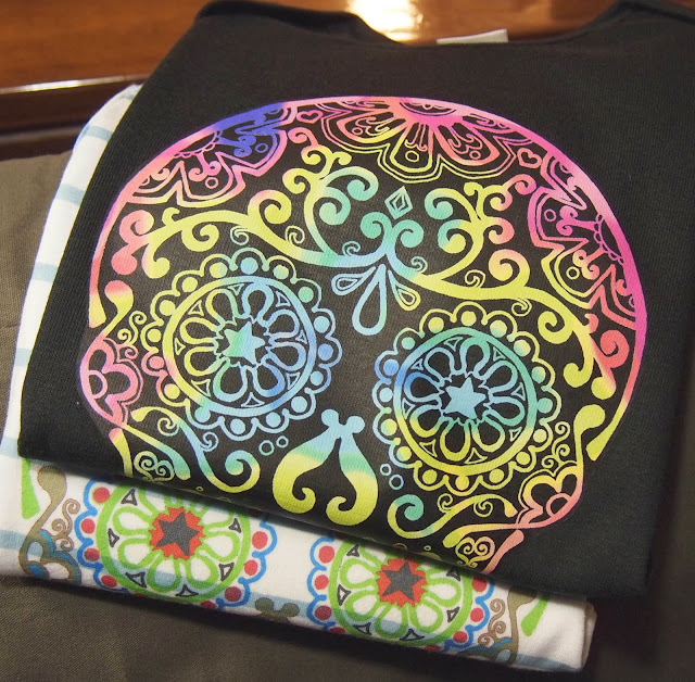 Sherri (Bones) Nelson: Tie Dye & Jewel Toned Intricate Skulls... Funky ...