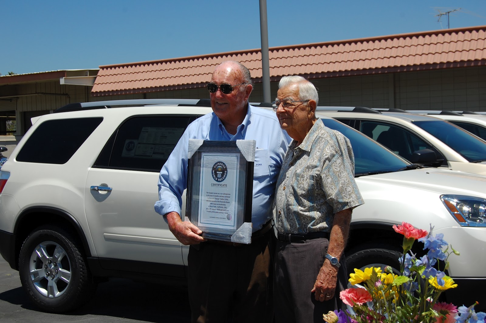 Reynolds Buick GMC Blog: Deane and the World's Record