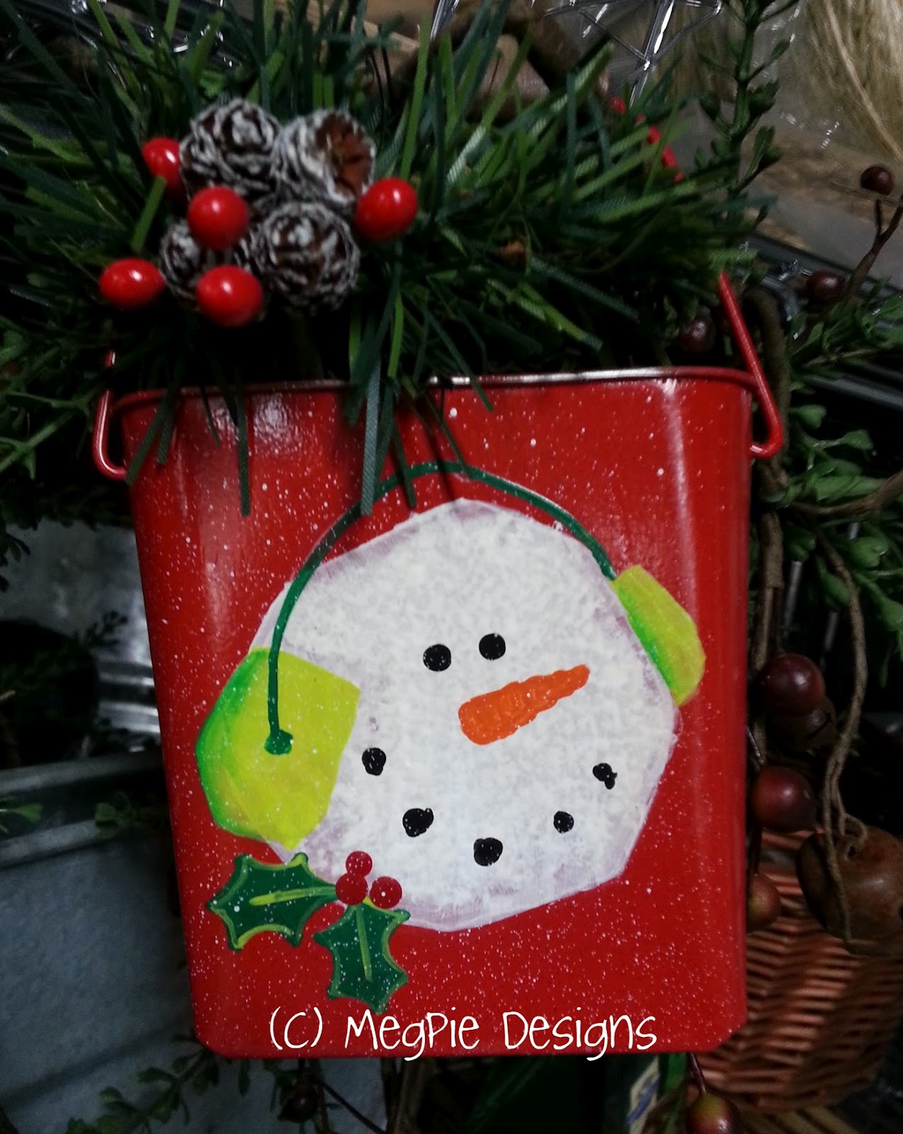 Megpie Designs: Snowman Pocket Tin
