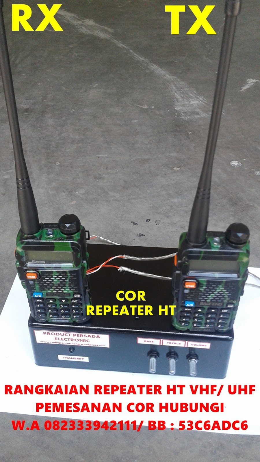 REPEATER HT VHF: INTERFACE COR REPEATER HT