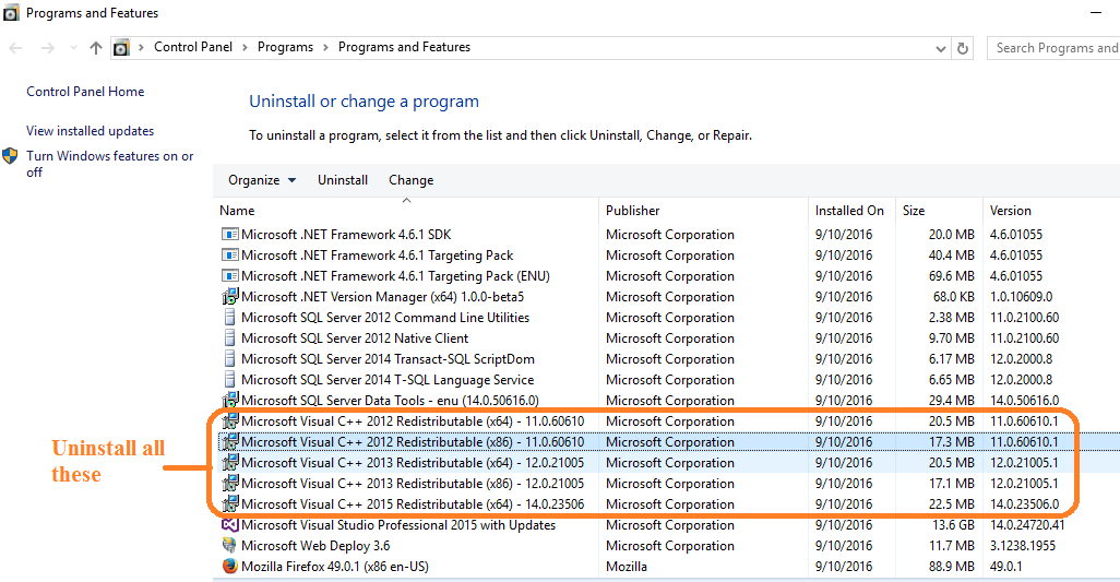 Team Explorer For Microsoft Visual Studio 2015 : Fatal Error During ...