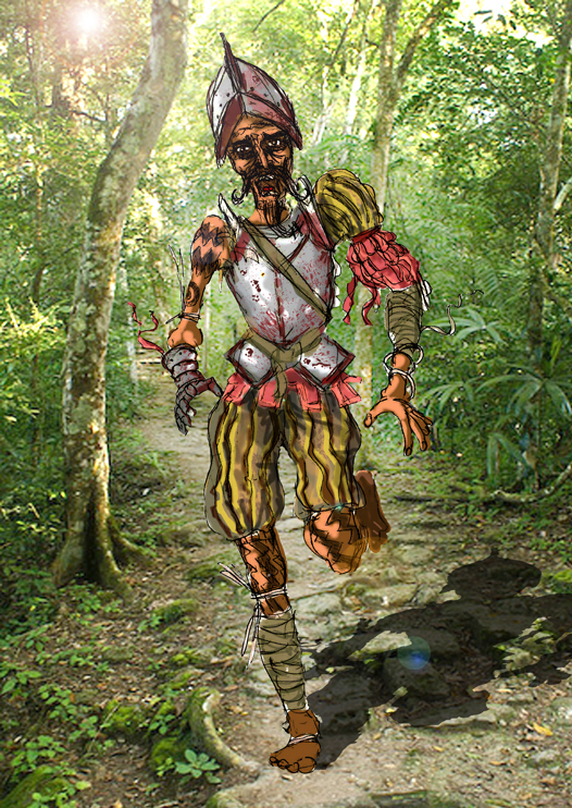 Daryl Marsh: charaqctr #2 Emaciated Jungle Explorer