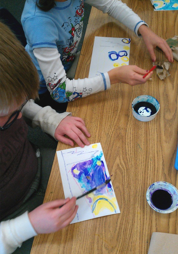 The David Lubin Art Studio: Van Gogh inspired watercolors