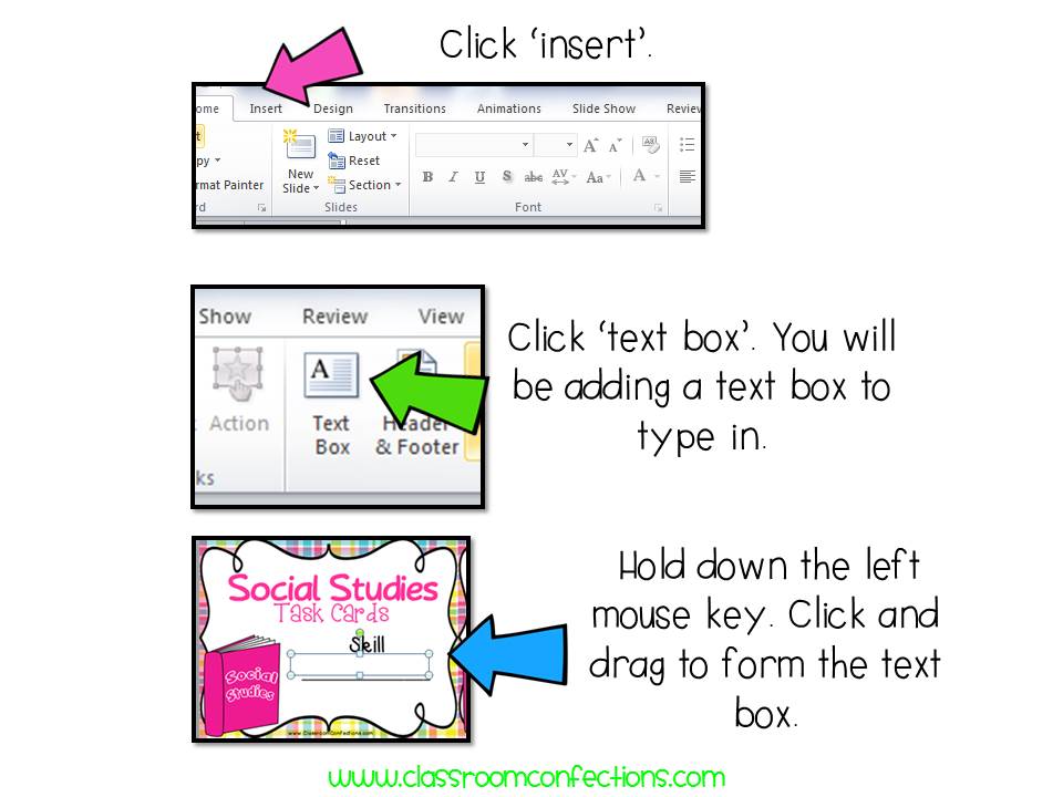 How to Add Your Own Text to an 'Editable' PowerPoint File |Classroom ...