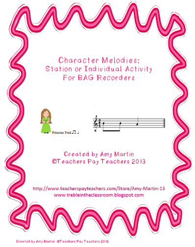 Treble in the Classroom: Fairy Tale BAG Recorder Stations