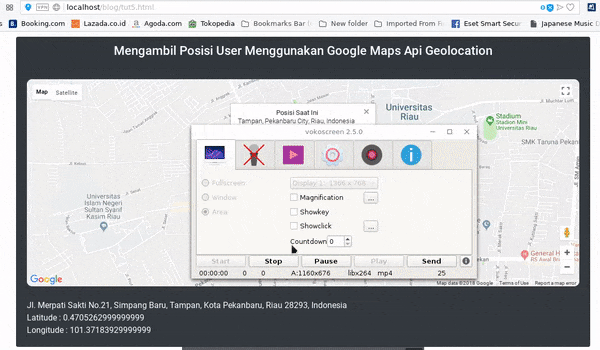 Cara Menampilkan Lokasi Pengguna Menggunakan Google Maps Geolocation - JavaSC Developer