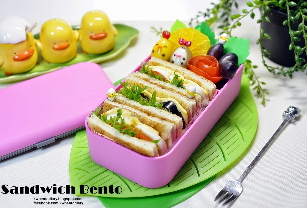 Karenwee's Bento Diary: Bento2015#Apr24~Bento&Co Sandwich Bento 2015 ...