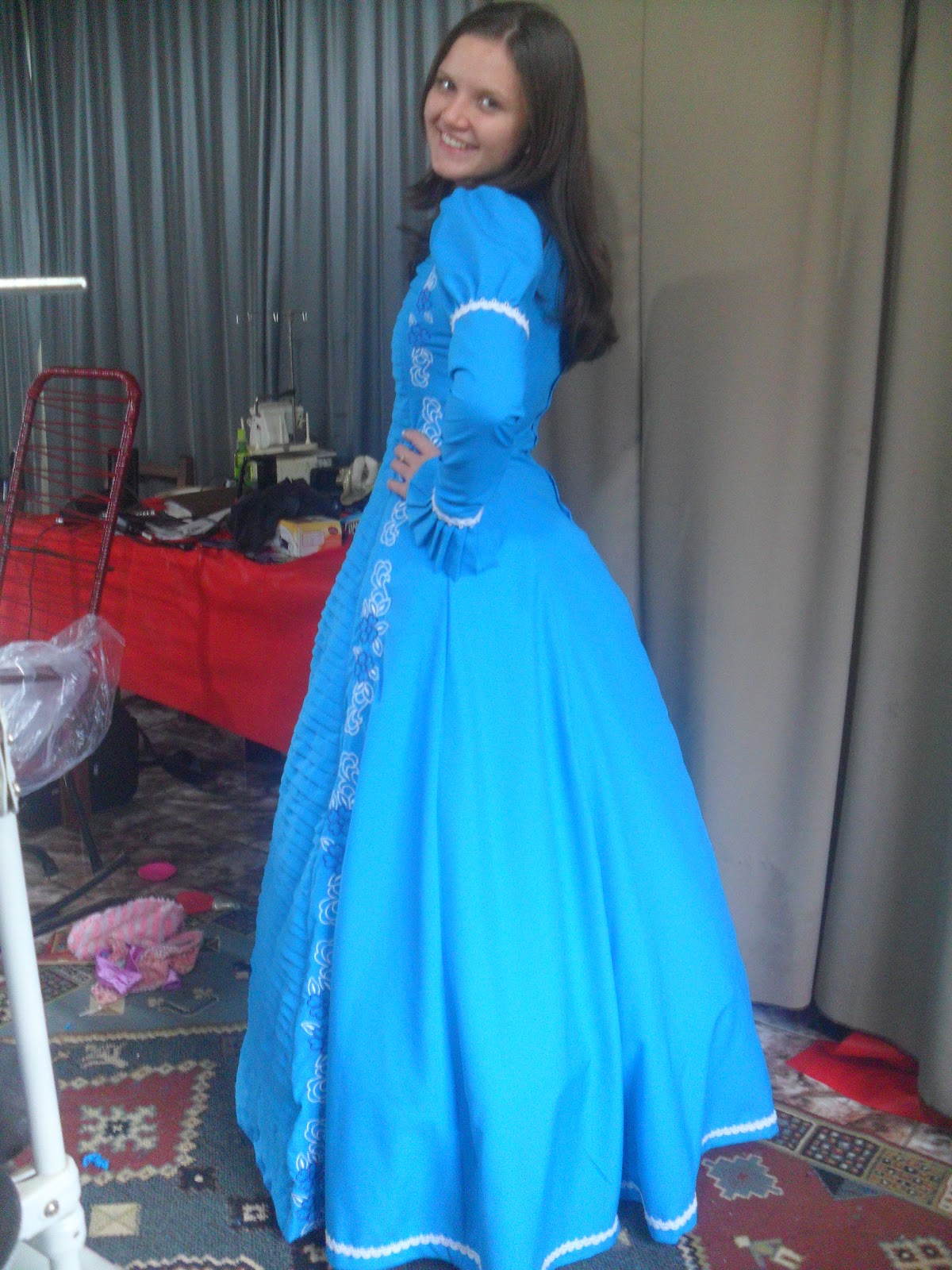 Rubia's Ateliê: Vestido de prenda da Laís