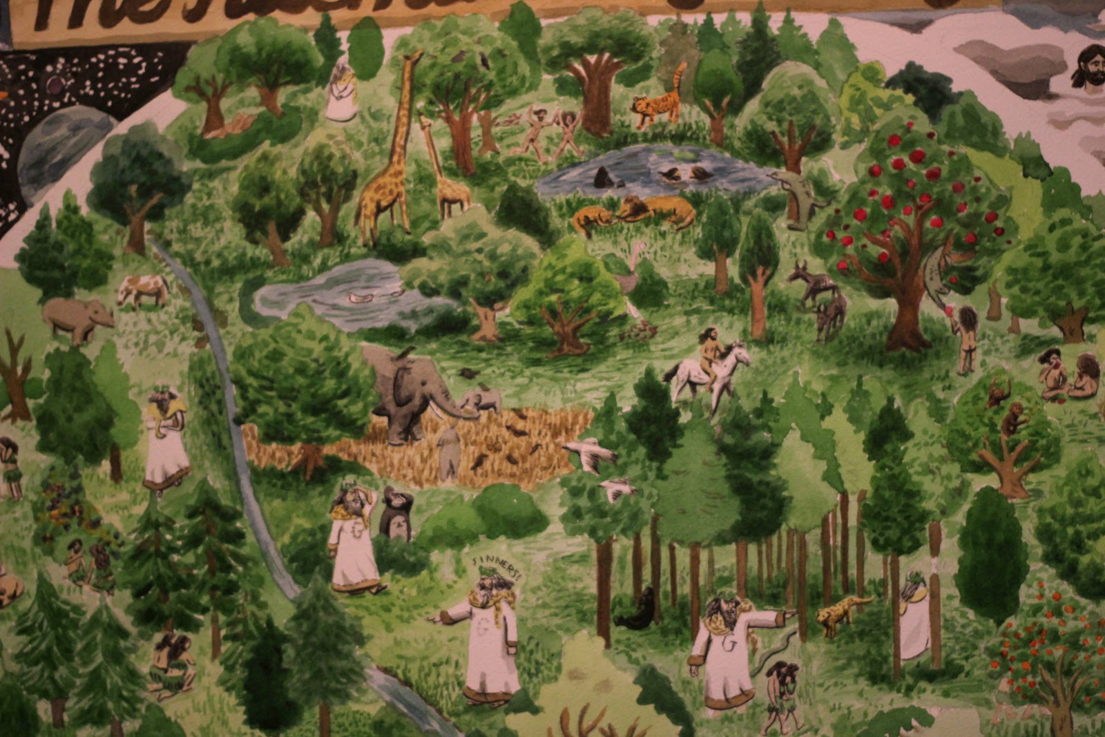 Jazz Greenhill Illustration.: The Garden of Eden Map