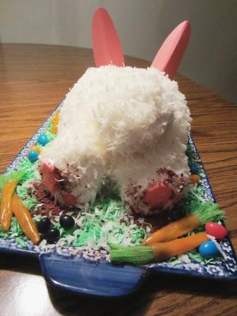 Schulz Family Recipe Collection: Bunny Butt Cake