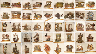 museum of joyful creativity-music boxes: music boxes-sculptures-copper