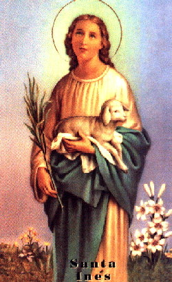 Santos de Dios: 21 de enero: Santa Inés