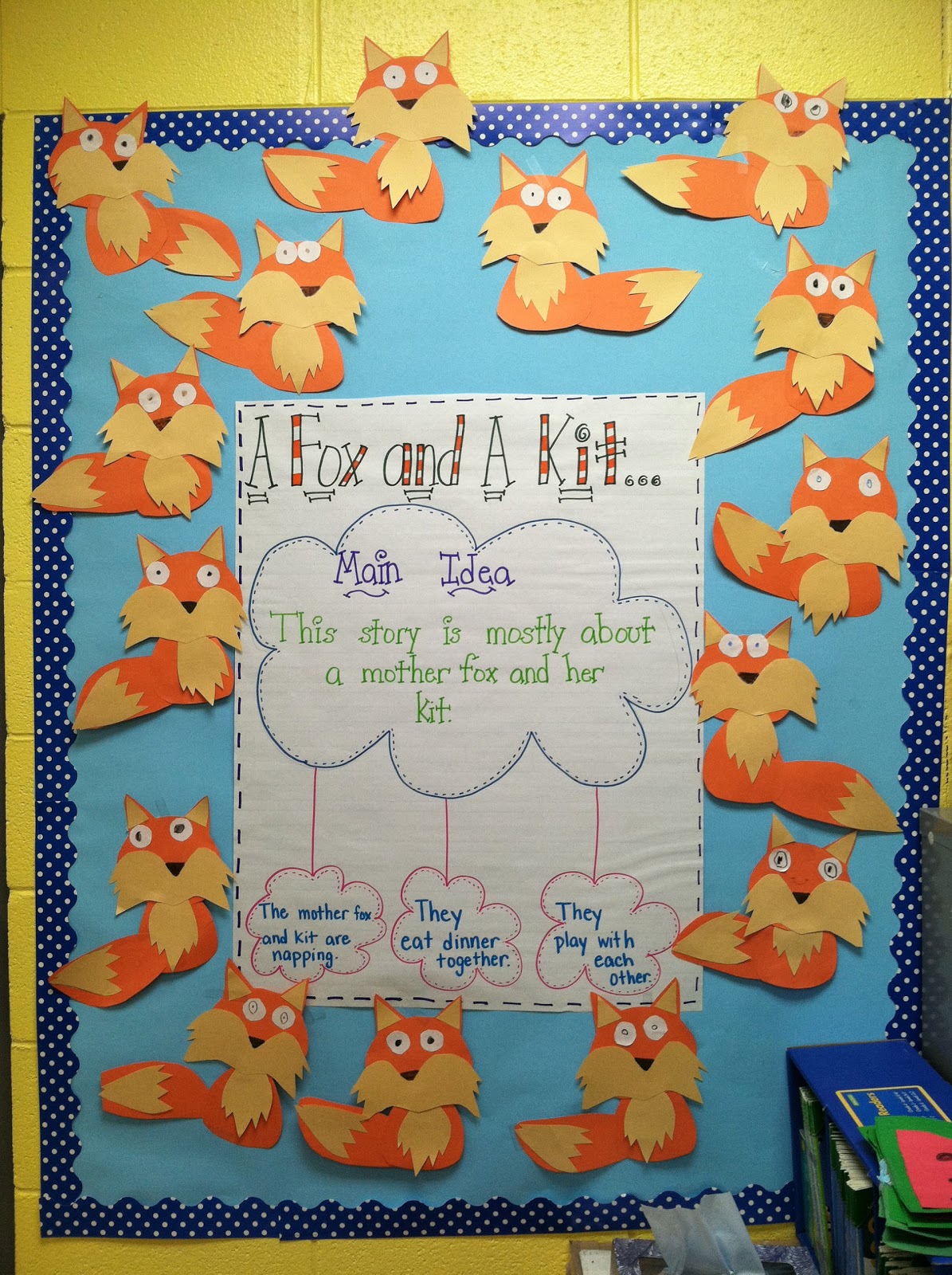 Life in First Grade: A Fox and a Kit, Scarecrows, and Johnny Appleseed door