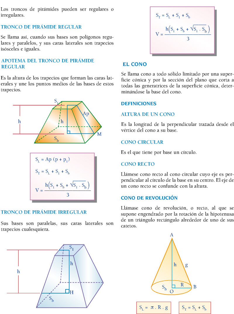 Formulario de geometría plana y del espacio matemáticas texto pdf