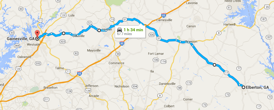 Georgia Road Reform: U.S. 72 Extension and Relocation into Georgia
