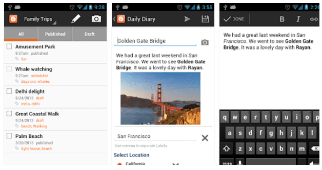 Probando la app oficial de Blogger para Android | La Taberna de Julio