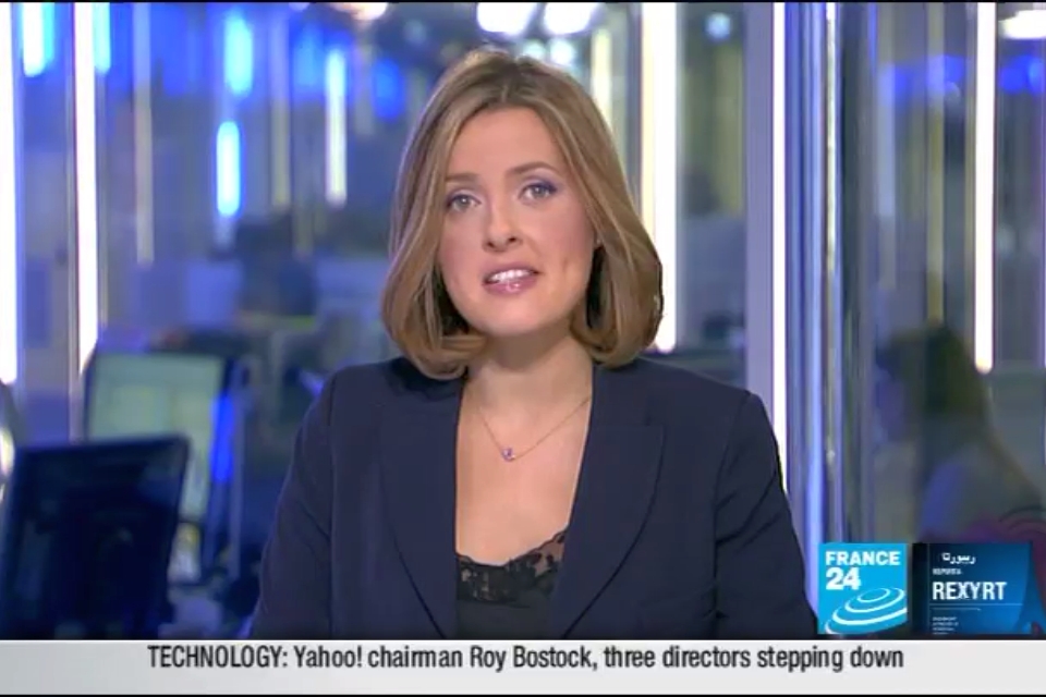 vuesalatele: 2012 02 08 @21H00 - LAURA BAINES, FRANCE 24, LIVE FROM PARIS