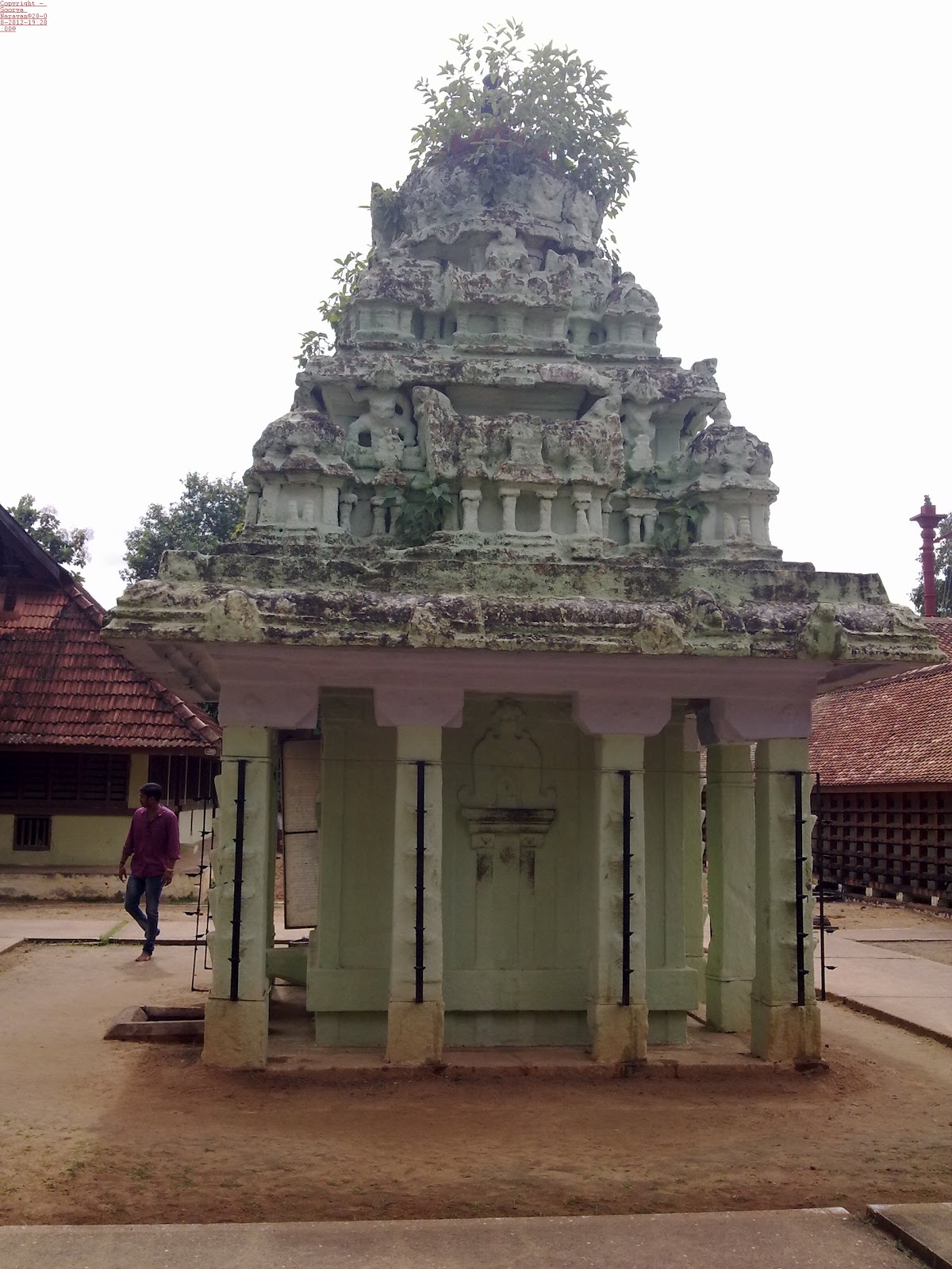 World through the aperture: Ulloor Subramanian Swamy Temple