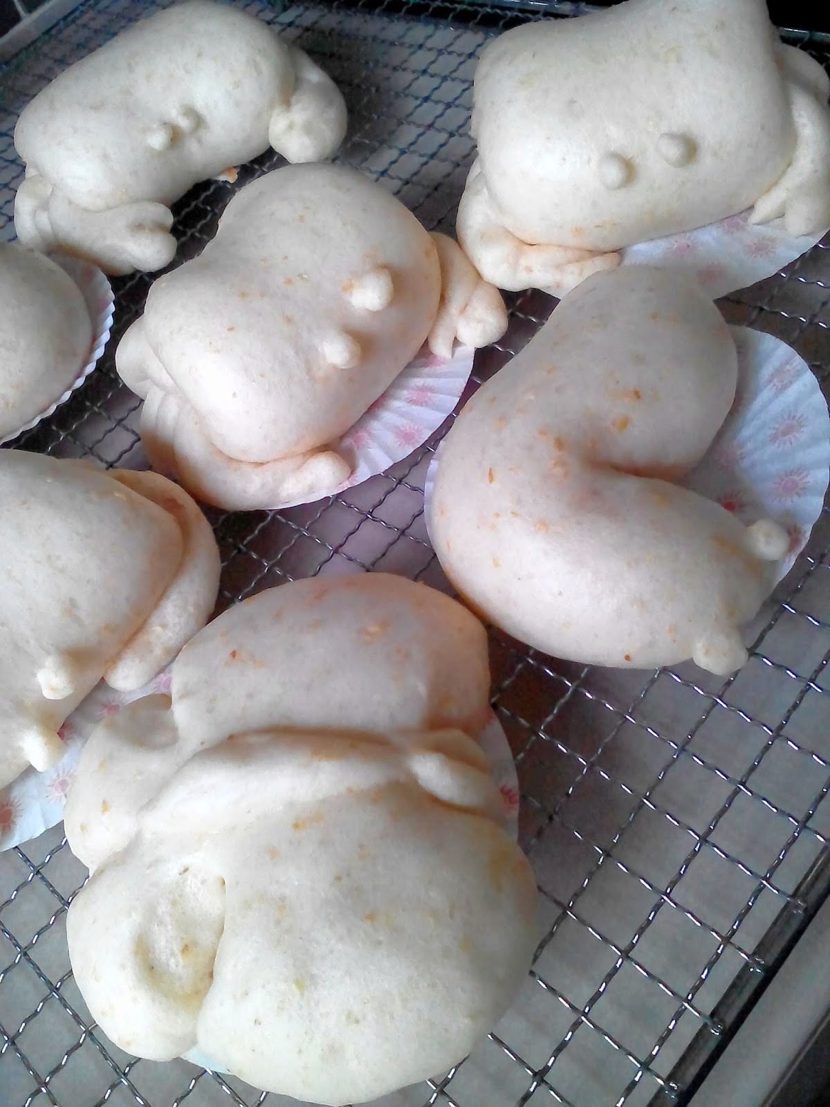 Jane Yee's food & life diaries: cute animal steamed buns for kids ...