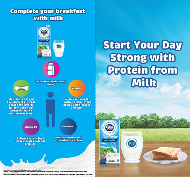 START YOUR DAY STRONG WITH PROTEIN FROM MILK