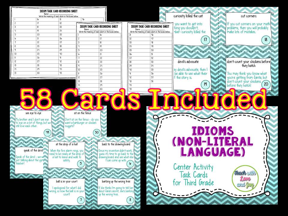 Teach with Love and Joy: Idioms