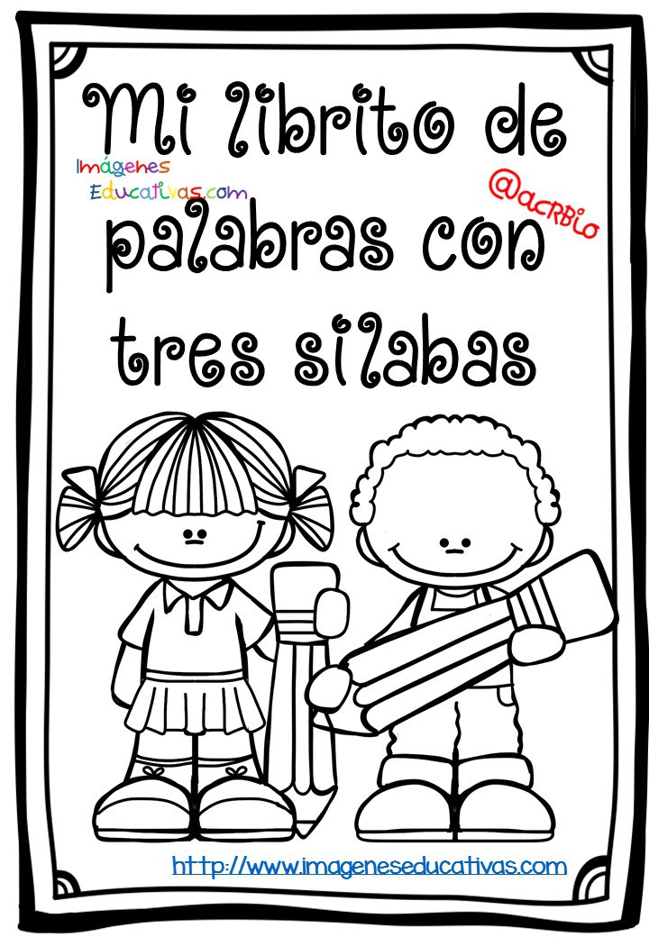 Fichas de Primaria: Palabras de tres sílabas