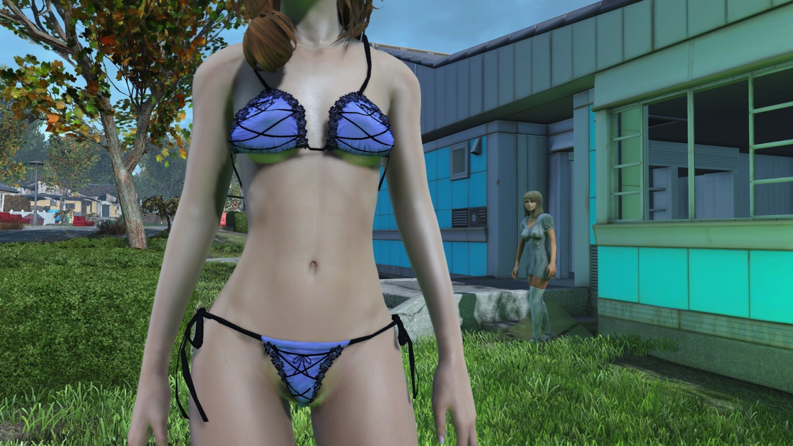 Fallout4 美人 By 香瑩 Fallout4 Mod Cbbe Bikini 下着
