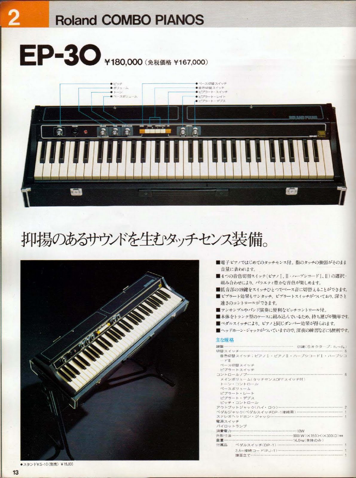 Astronauta Pinguim: Roland EP-30 electronic piano (text in english)