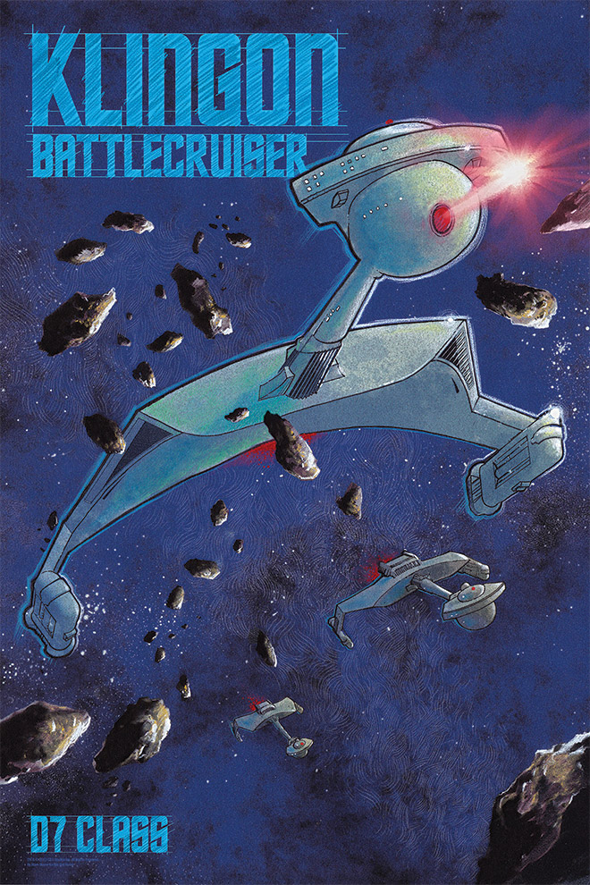 The Trek Collective: Bye Bye Robot's latest starship prints