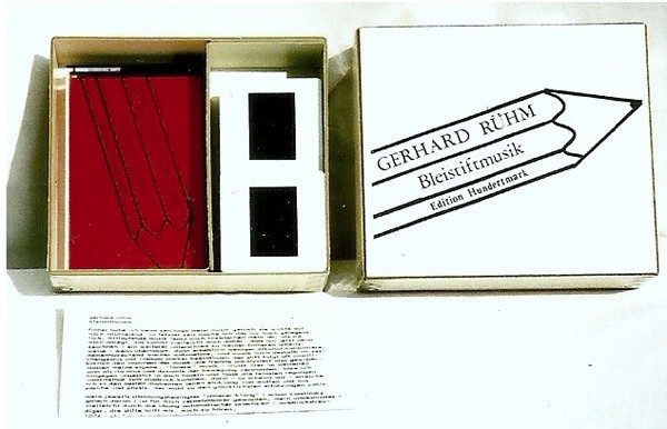 Artists' Books and Multiples: Gerhard Rühm | Bleistiftmusik