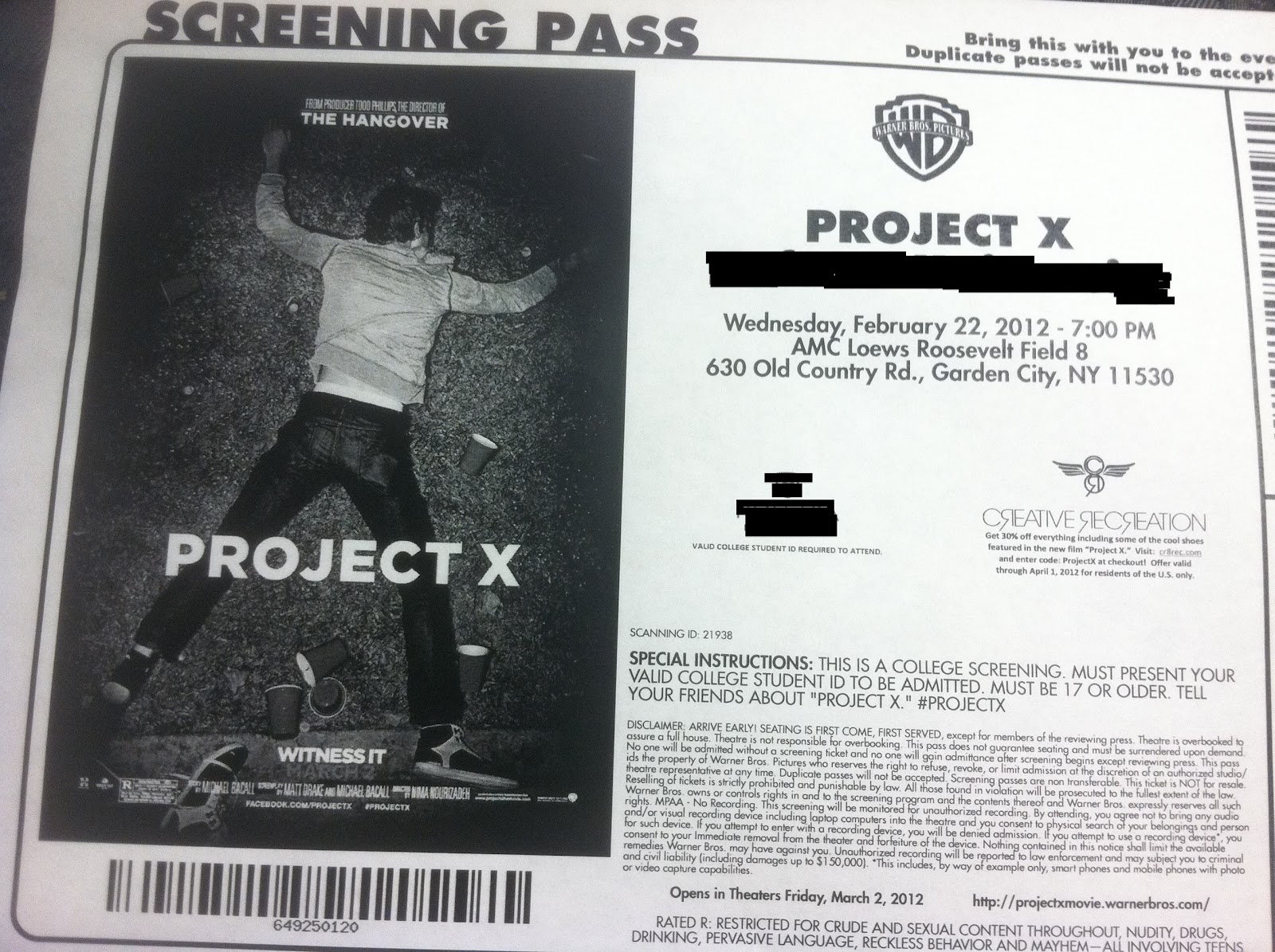 The New York City Film Chick: Project X: The High School Party You Wish ...