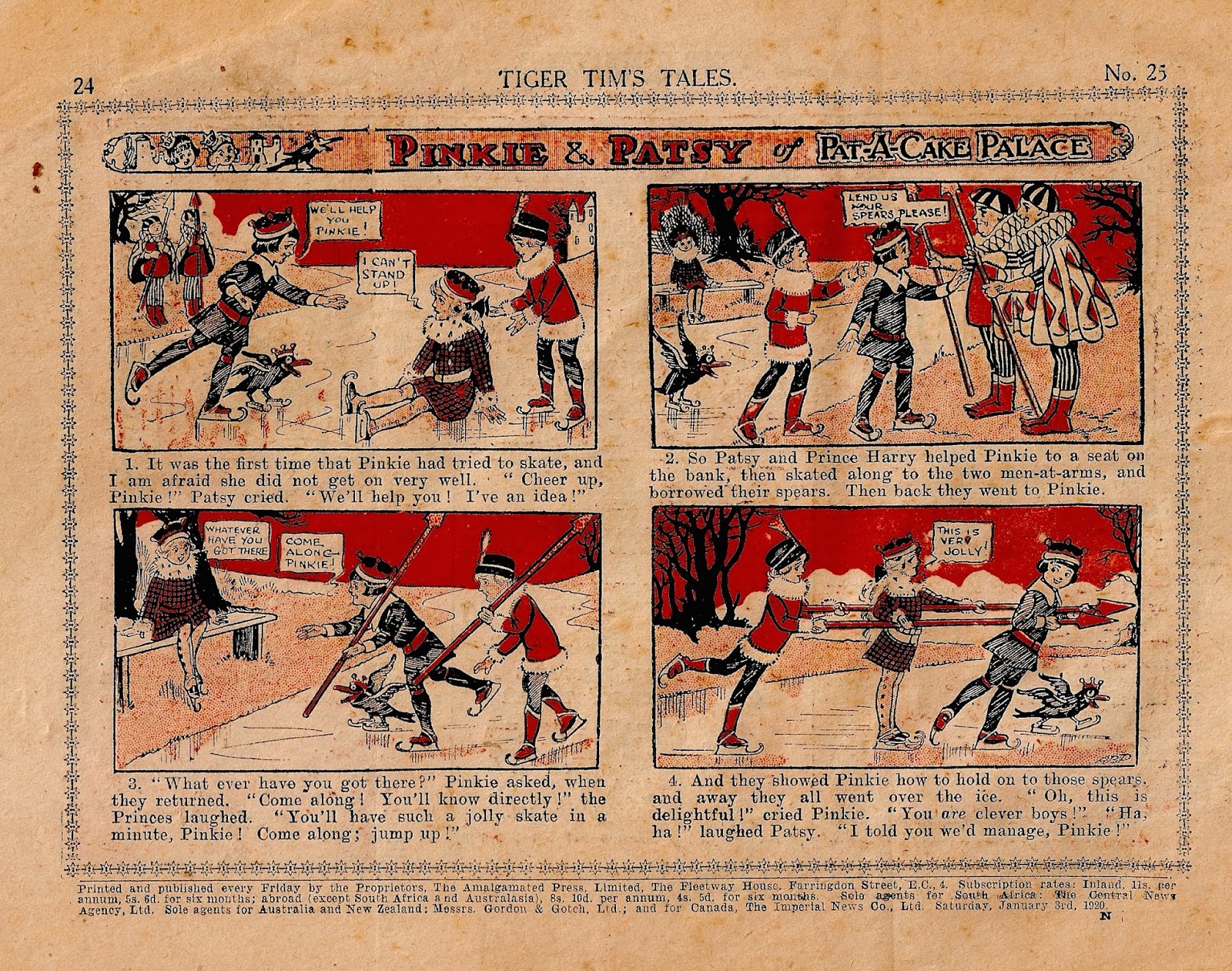 Wacky Comics!: Tiger Tim's Tales #25 (1920)