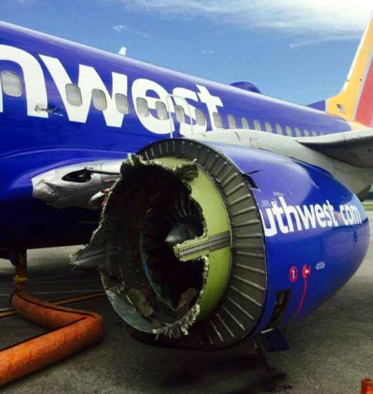 Just A Car Guy: The inlet cowling literally exploded. Flight #WN3472 ...