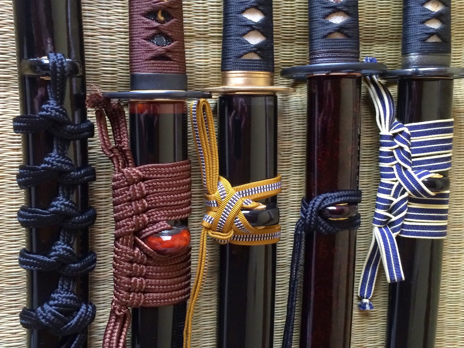 Sageo Knots for Nihontos.: Estos son algunos tipos de nudos para el ...