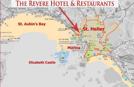 Map of Saint Helier