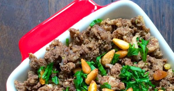 Lebanese Hushwee – Ground Beef with Pine Nuts Recipe | LEBANESE RECIPES