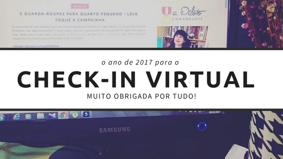 2017 para o Check-in Virtual | Check-in Virtual
